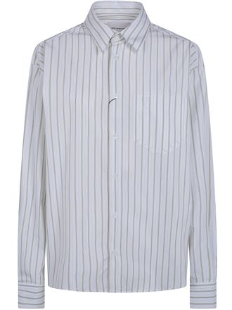 Ami Boxy Long Sleeves Shirt Button Down Collar And