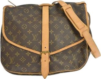 Louis Vuitton unisex, Pre-owned, Brun, Taille: ONE Size Sac &agrave; main Saumur Pre-owned