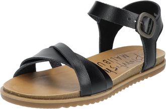 Blowfish Damen Monti-b Flache Sandale, Schwarz, 38 EU