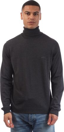 HUGO BOSS Baldebert-E Pullover f&uuml;r Herren, Rollkragen (Grau)