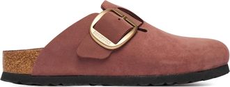 Birkenstock Pantoletten Birkenstock Boston Big Buckle Tonal 1033010 Rosa