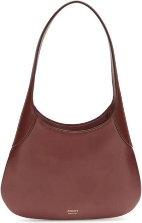 Khaite Umh&auml;ngetasche aus Leder - - Bags - Damen - Rot - ONE SIZE