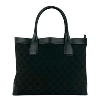 Gucci Sac cabas en toile et cuir Pre-owned GG - Femme - Pre-owned - Noir - Taille: ONE Size