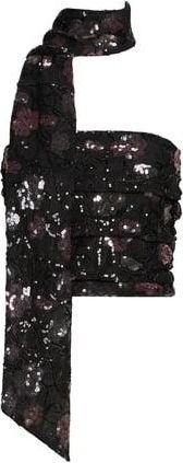 Rotate Top bustier en dentelle et paillettes