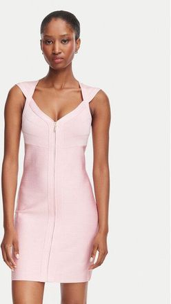 Guess Coctailkleid W6YKAQ Z1265 Rosa Slim Fit