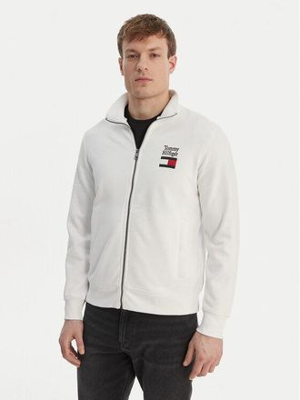 Tommy Hilfiger Sweatshirt Embro MW0MW42466 Wei&szlig; Regular Fit