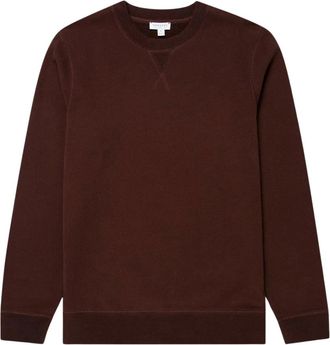 Sunspel Homme, Sweatshirts et sweats &agrave; capuche, Brun, Taille: 2XL SweaT-shirt en bouclette