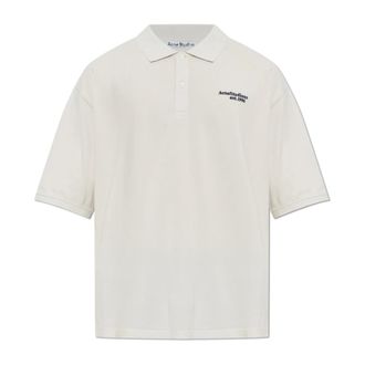 Acne Studios Kurzarm-Polohemd - - Tops - Herren - Wei&szlig; - S