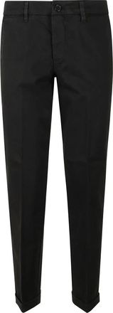 Fay Femme, Pantalons, Noir, Taille: W29 Chino Pantalons