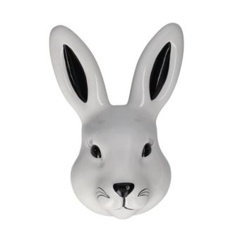 Gift Company Wildheads, Wanddeko, Hase, wei&szlig; 12x20x14cm