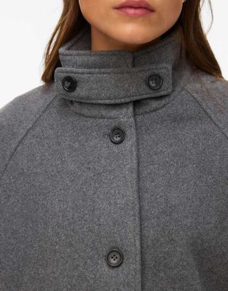 Vero Moda Jacke in Mittelgrau meliert