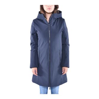Woolrich High-Performance Softs Daunenparka - - Jackets - Damen - Blau - M