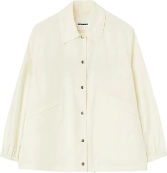 Jil Sander Femme, Vestes, Beige, Taille: 38 FR Light Jacket