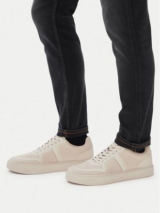 Calvin Klein Sneakers Classic Cups Laceup Knit HM0HM02130 Beige