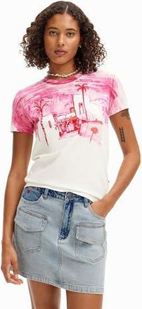 Desigual TS_Fez Blouse, Rouge, XL Femme