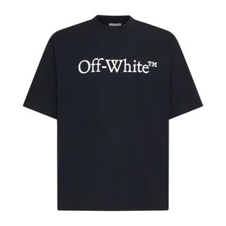Off-white Schwarze T-Shirts und Polos - - Tops - Herren - Schwarzk - S