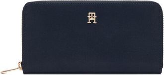 Tommy Hilfiger Geldb&ouml;rse Th Icon Lrg Za Nylon AW0AW17750 Dunkelblau