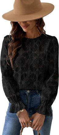 Cupshe Blusentop Romantisches Strick Top aus Spitze