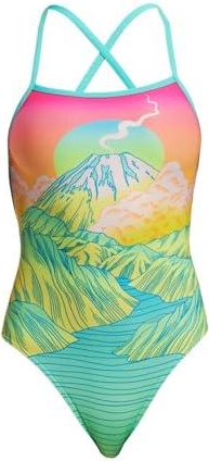 Funkita Candy Climb Maillot de bain pour femme résistant au chlore et séchage rapide, multicolore, 40