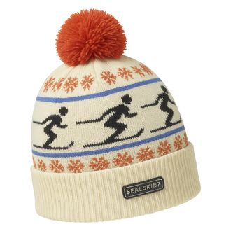 Sealskinz Wasserfester Ski-Pomponhut f&uuml;r kaltes Wetter f&uuml;r M&auml;nner und Frauen