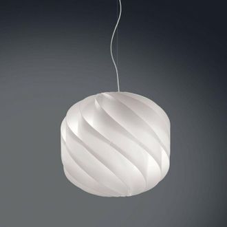 Linea Zero Aufh&auml;ngung 3 Lichter Wei&szlig; aus verchromtem Metall Cm. 72 x 70 Std