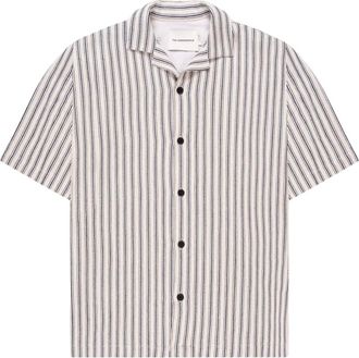 The Goodpeople Homme, Chemises, Blanc, Taille: XL Sido Short Sleeve Shirt