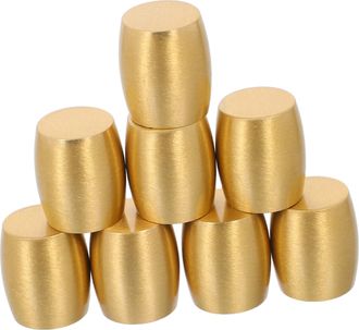 OSALADI 8 Stück Teiliges Messing Möbelfüße für Holztabletts rutschfeste Schutzfüße aus Langlebigem Messing Einfache Montage Geeignet für Schmuckkästchen Table