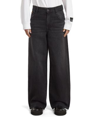 G-Star Damen Skater High Loose Jeans, Mehrfarben (Worn in Black relic D25286-D933-H552), 27W / 28L