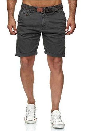 Indicode Conor Short en coton, pour homme, Raven, XXL