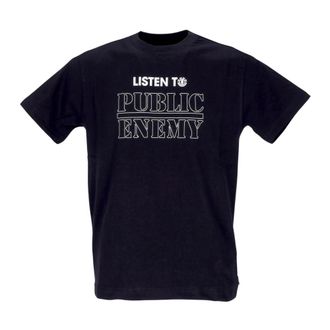 Element Homme, Tops, Noir, Taille: XL Tee Homme Listen To Flint Black