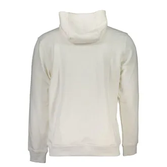 Tommy Hilfiger Cotton-Polyester Fleece Hoodie - White