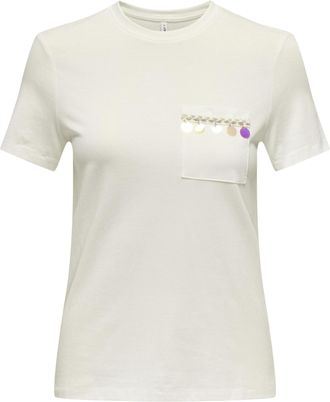 Only Onlfilippa Life S/S O-Neck Top JRS