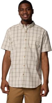 Columbia Rapid Rivers II Chemise &agrave; Manches Courtes pour Homme, Vichy Multicolore Safari, XXL