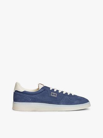 Tommy Hilfiger Baskets en daim &agrave; logo m&eacute;tallis&eacute; The Greenwich