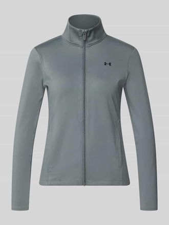 Under Armour Trainingsjacke mit Stehkragen und Logo