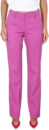 Magda Butrym Wool Trousers - Purple