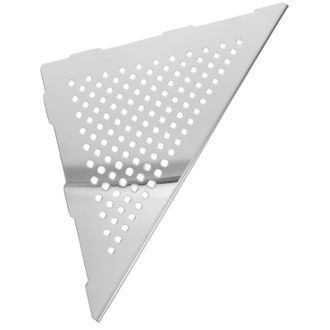 Valiclud Eckregal aus 304 Edelstahl Dreieckige Duschablage zur Wandmontage ohne Bohren Eingelassenes Badezimmer Wandregal f&uuml;r Geflieste Ecken Rostfrei und Plat