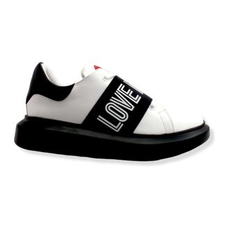 Love Moschino Platform Sneaker - - Shoes - Damen - Wei&szlig; - 40 EU