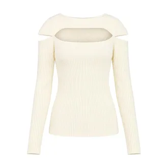 Weili Zheng F26Lt10W203 - - Knitwear - Damen - Wei&szlig; - S