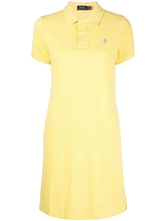 Polo Ralph Lauren robe à motif Polo Pony brodé - Jaune