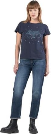 Le Temps Des Cerises T-Shirt Fabulo Bleu Nuit imprimé