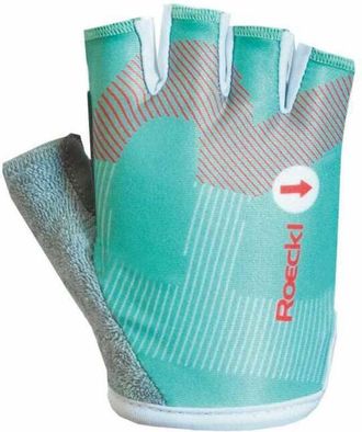 Roeckl Teo Kids Kinder Fahrrad Handschuhe kurz türkis grün 2022: Größe: 3