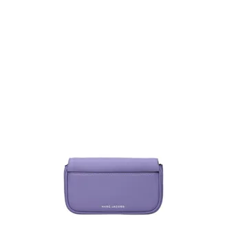 Marc Jacobs Smooth Leather Crossbody Bag - Purple