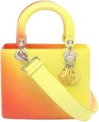 Dior Pre-owned Lady Dior Sac &agrave; main en cuir d&eacute;grad&eacute; 2 ways - Femme - Pre-owned - Multicolore - Taille: ONE Size