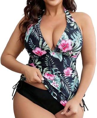 Generic Maillot de bain gainant pour femme - Push Up - Sexy - Col en V - Forme une pi&egrave;ce - &Eacute;l&eacute;gant - Maillot de bain - Sport - Maillot de bain gainant - Avec 