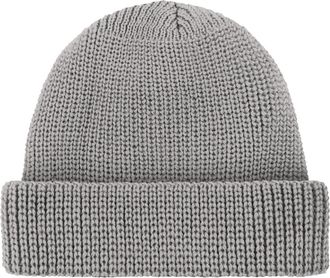 Hanseheld Troyerm&uuml;tze 100% Schurwolle Strickm&uuml;tze aus Wolle - Grau | Wollm&uuml;tze | Grobstrick | Wolle | Umschlag | Made in Germany