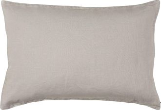 Ib Laursen 6201-74 - Kissenbezug, Kissenh&uuml;lle - Leinen - Farbe: Ash Grey/Grau - 60 x 40 cm