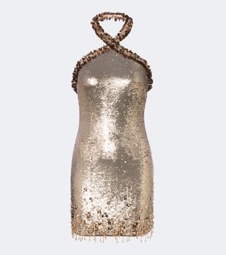 SIMKHAI Verziertes Minikleid Naya