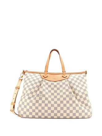 Louis Vuitton Siracusa Handbag Damier GM shoulder bag - Wei&szlig;