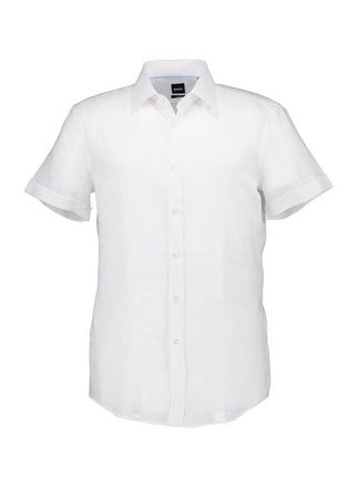 HUGO BOSS Herren Hemden wei&szlig; Slim Fit